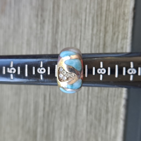 Marahlago | Jewelry | Marahlago Larimar Sterling Silver Surf Ring | Poshmark